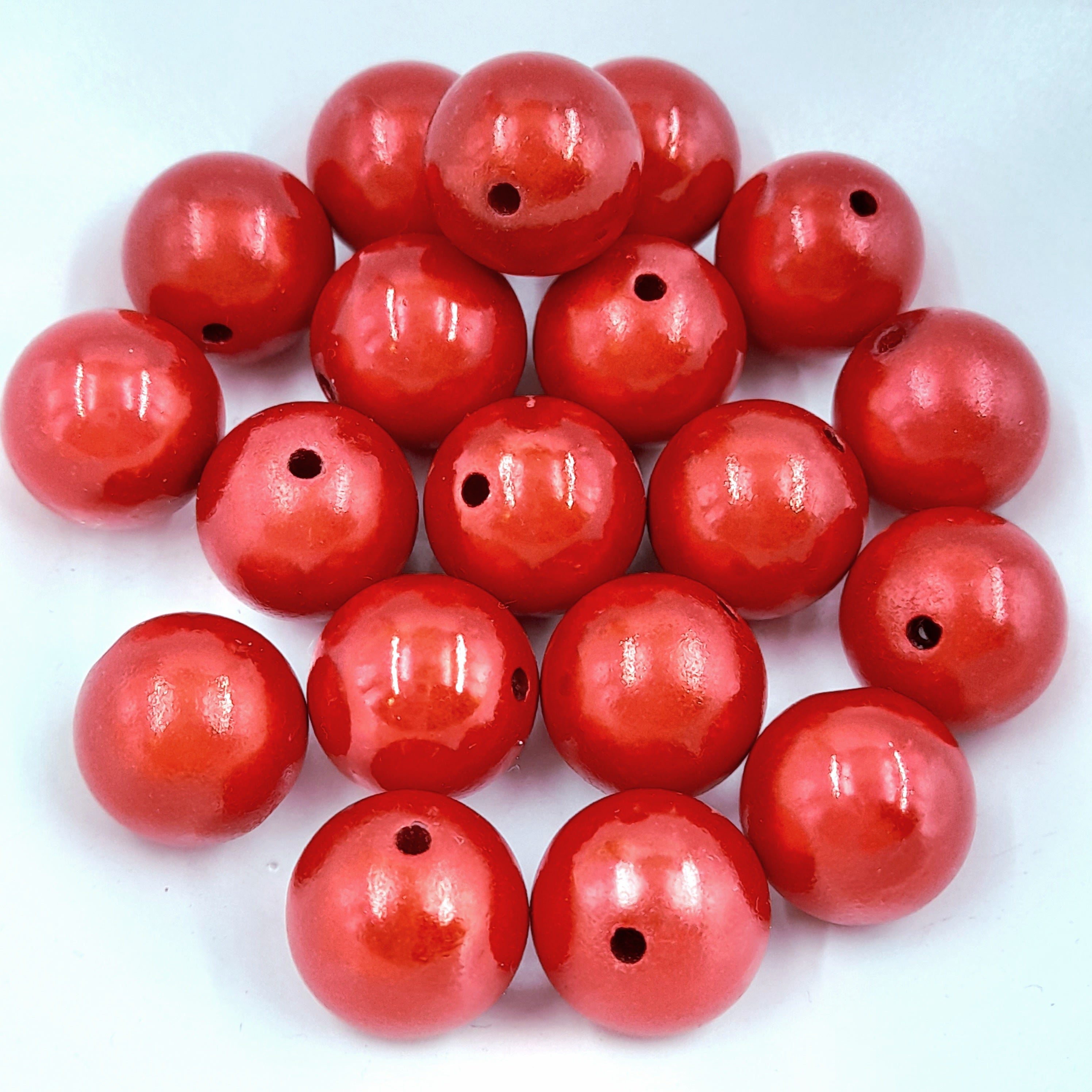 15mm Miracle Bead Red | Beadazzle NZ