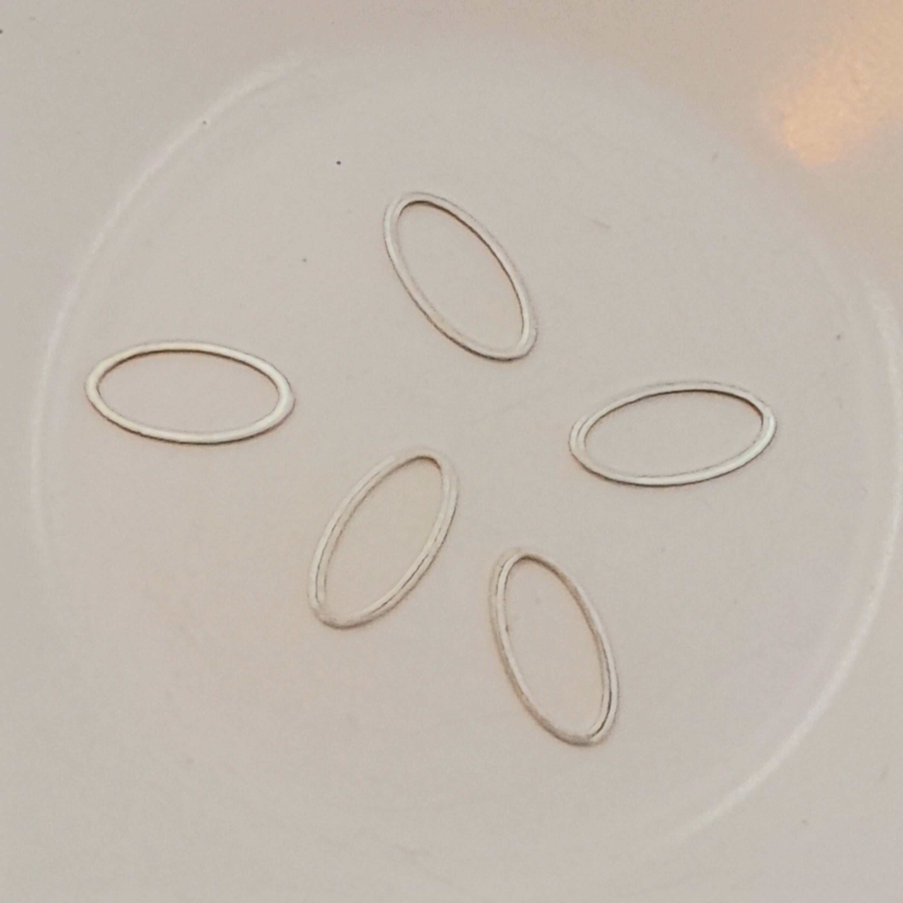 Findings - Thin Metal Oval Shaped Closed Ring Silver | Beadazzle NZ