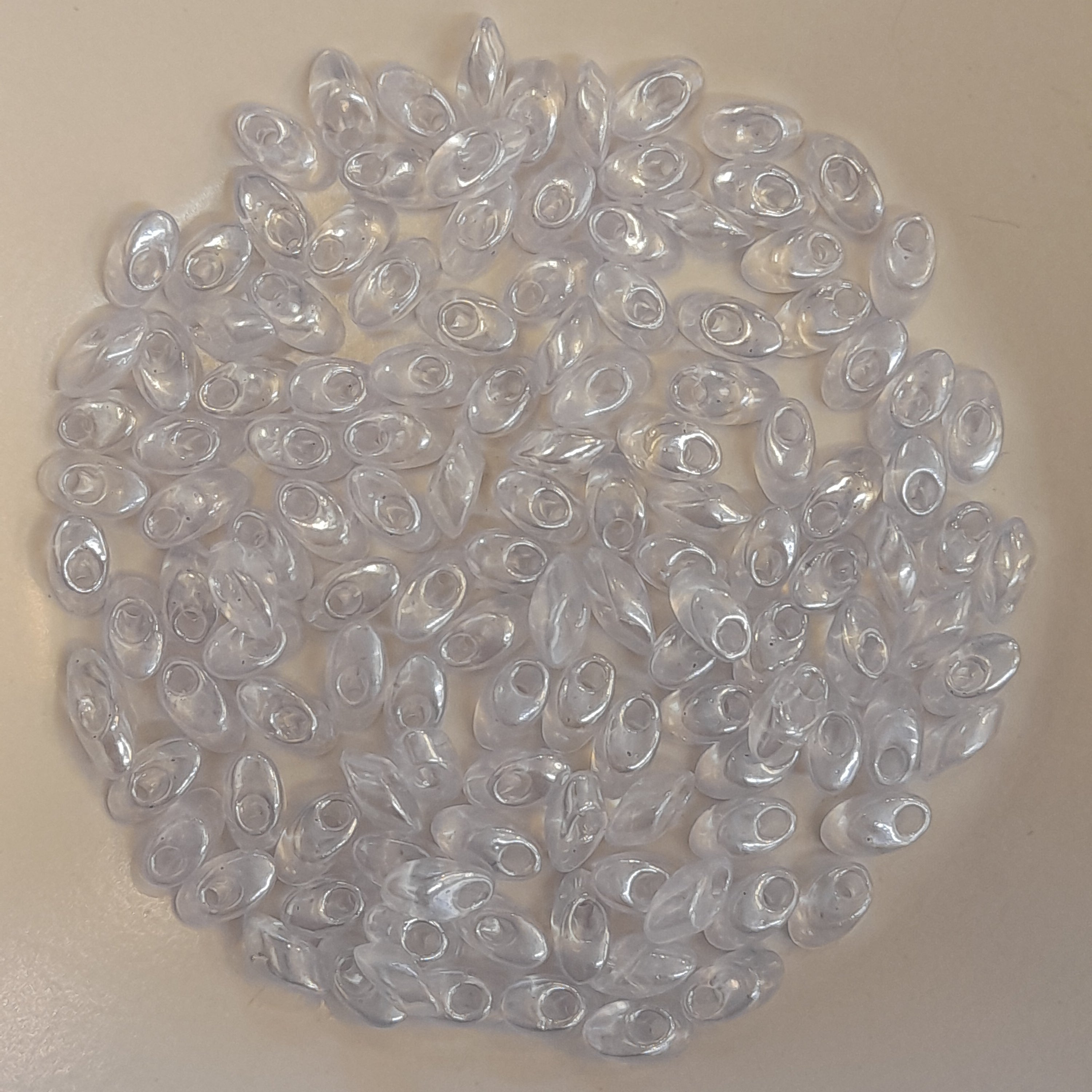 Miyuki Long Magatama Beads 4x7mm Transparent Light Sky Blue 7.5gm Bag ...