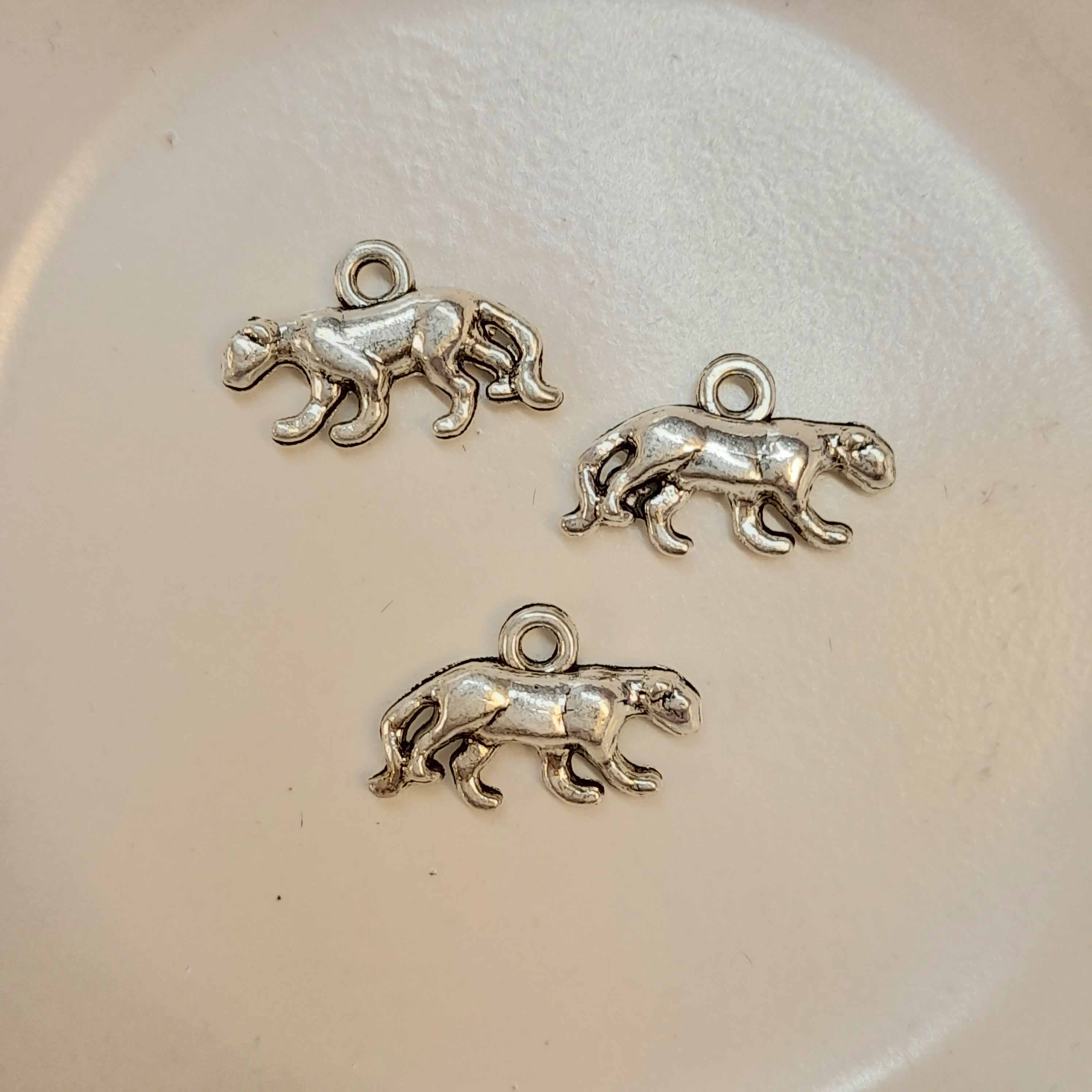 Charm-Silver Leopard | Beadazzle NZ