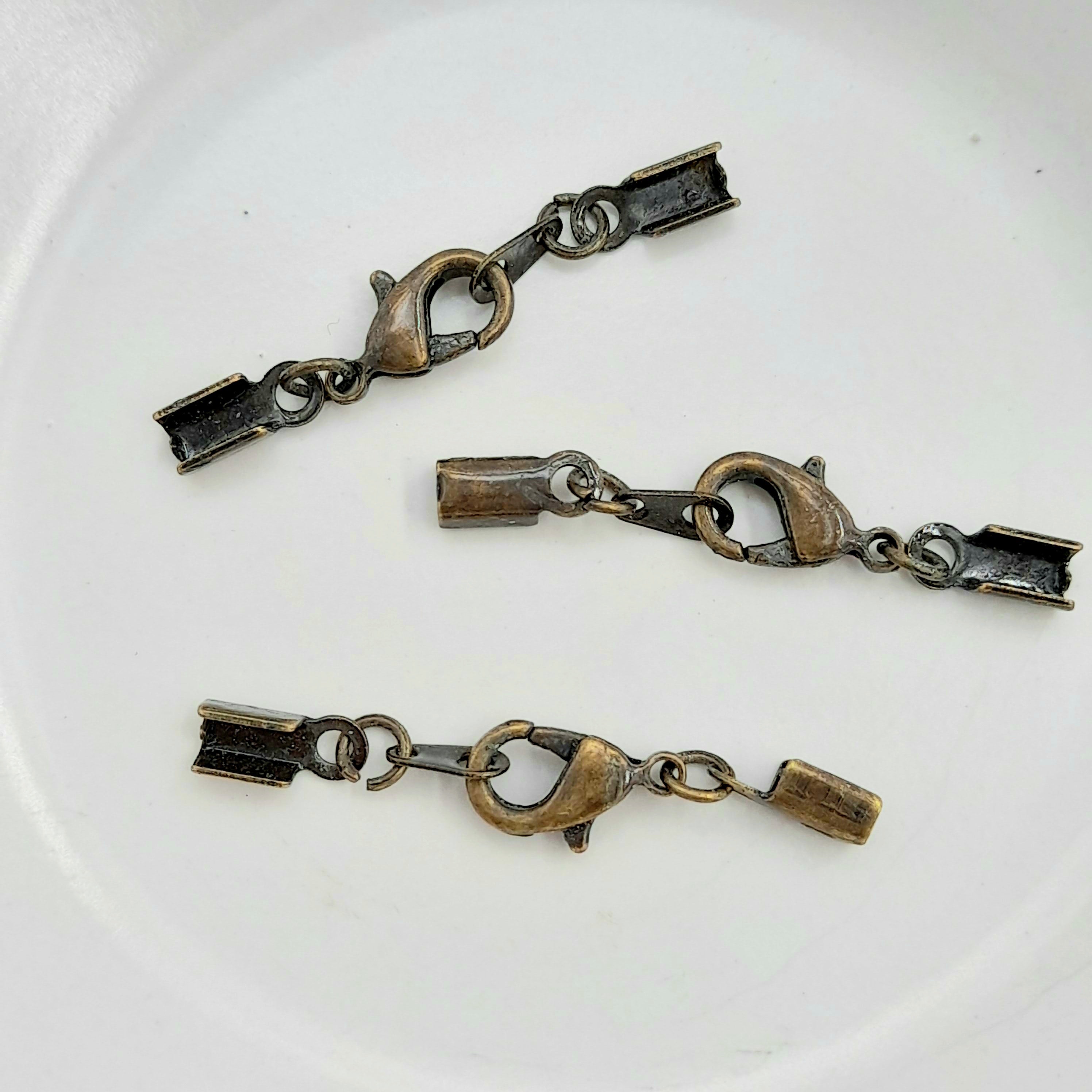 Findings - Combination Lobster Claw Clasp Antique Gold | Beadazzle NZ